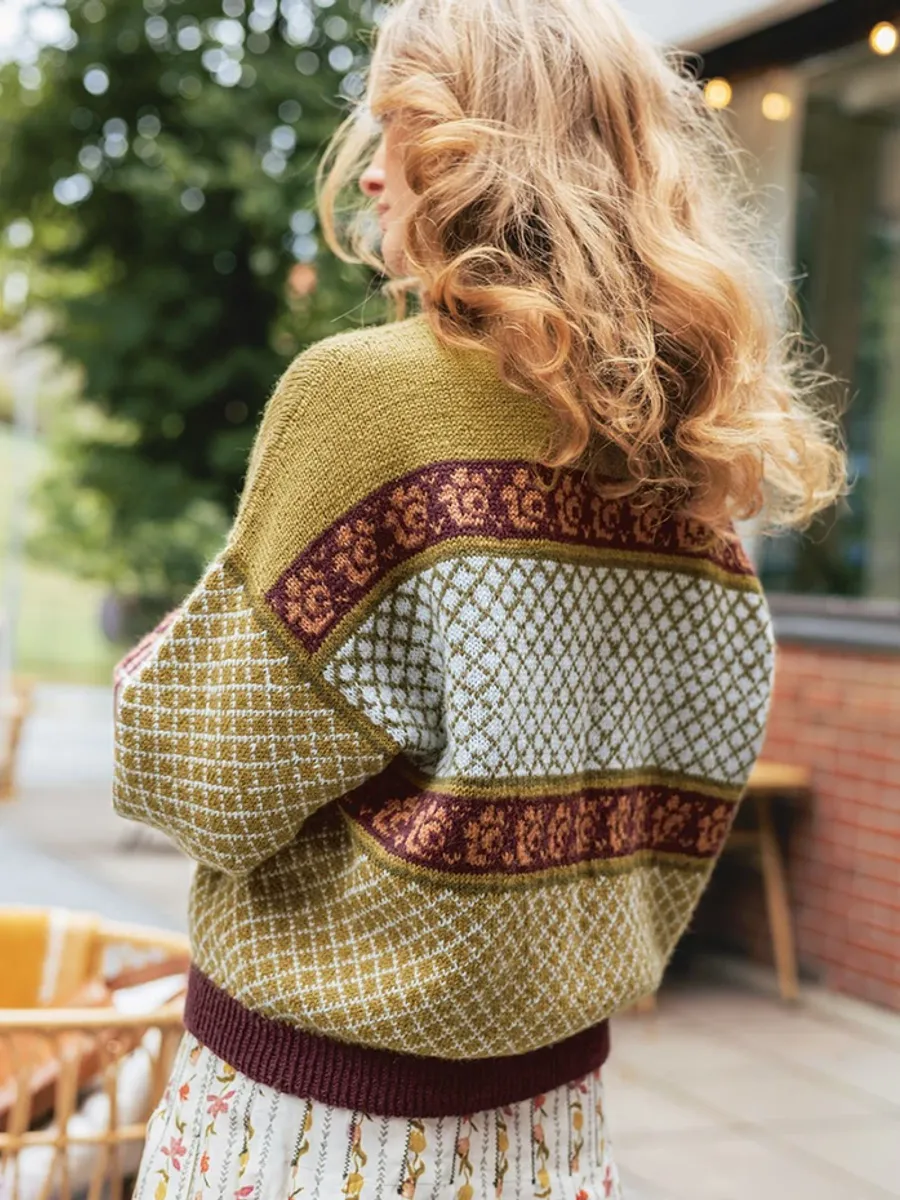 SandnesGarn Blome damegenser - Knit Narvik